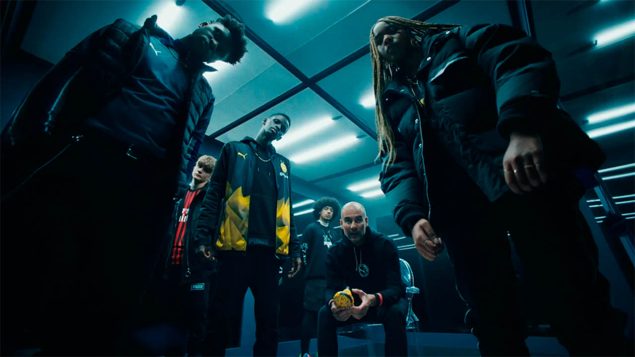 Pep Guardiola y el nuevo spot surrealista para Puma - Lanetafutbolera